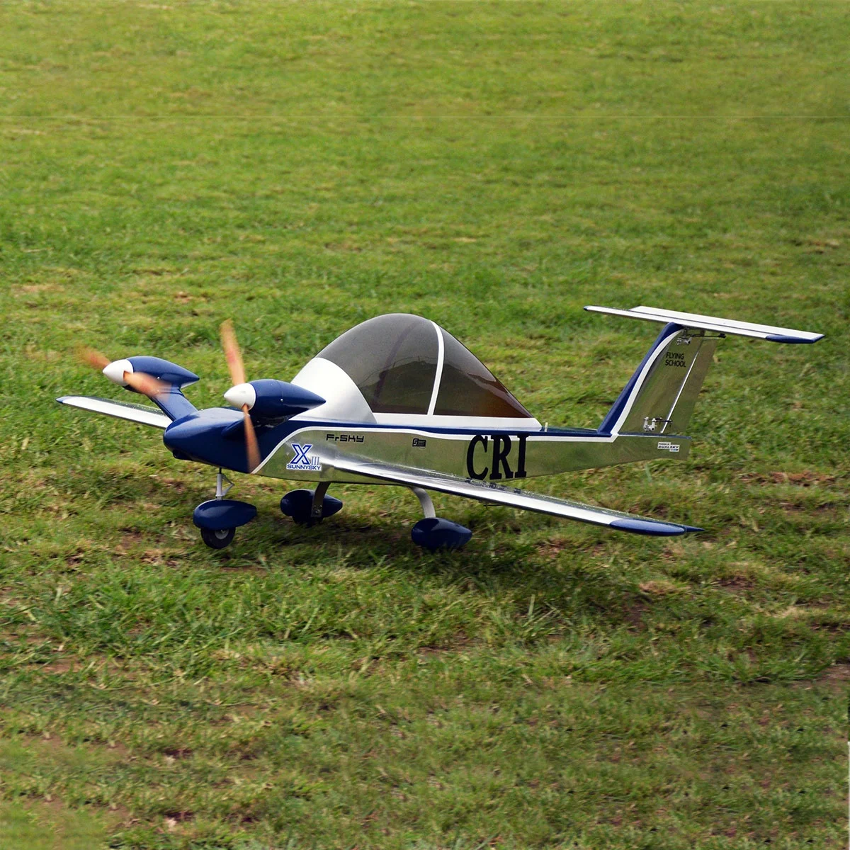 Cri-Cri 70 RC Airplane Toy - Wood Remote Control Model Aircraft