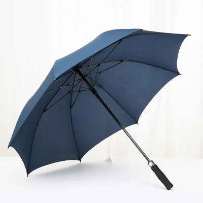 Mu Uv Proof Black Coating Fiberglass Automatic Opening Golf Umbrella ...