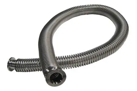 Flexible Stainless Steel Vacuum Hose for Laboratory Use