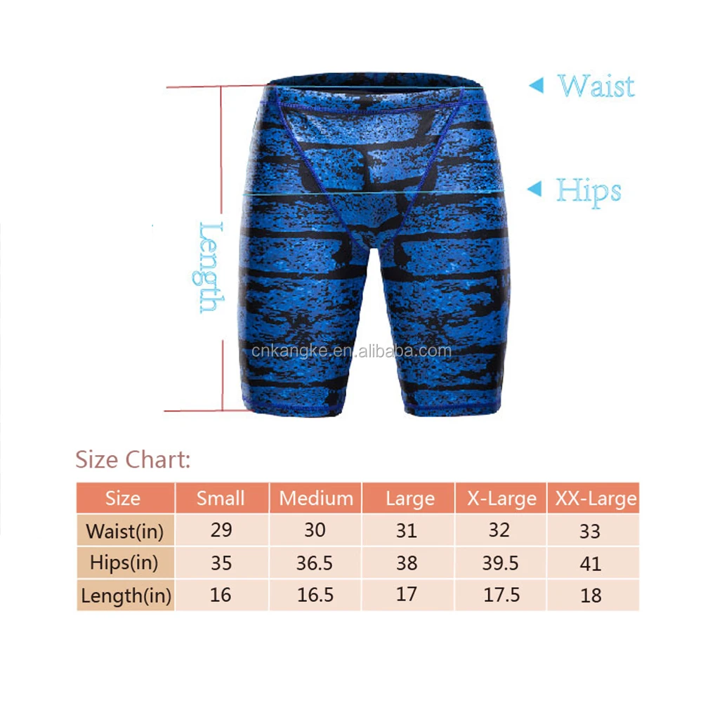Mens Swim Jammers By Kgke Compression Fashion Print Jammer Swimsuit