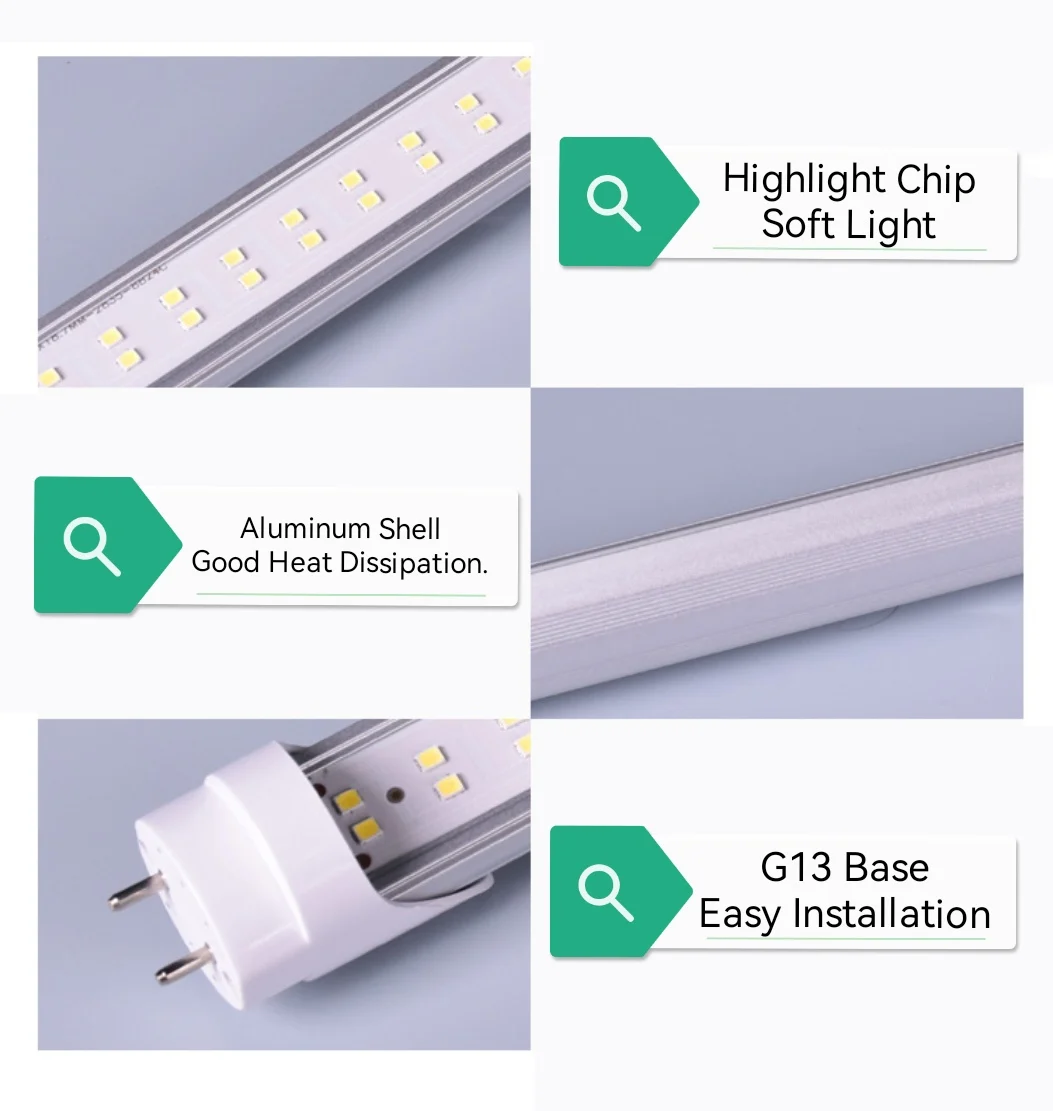 T8 Led Tube Lights For Office Led Tube Light 2ft 3ft 4ft 9w 18w 36w ...