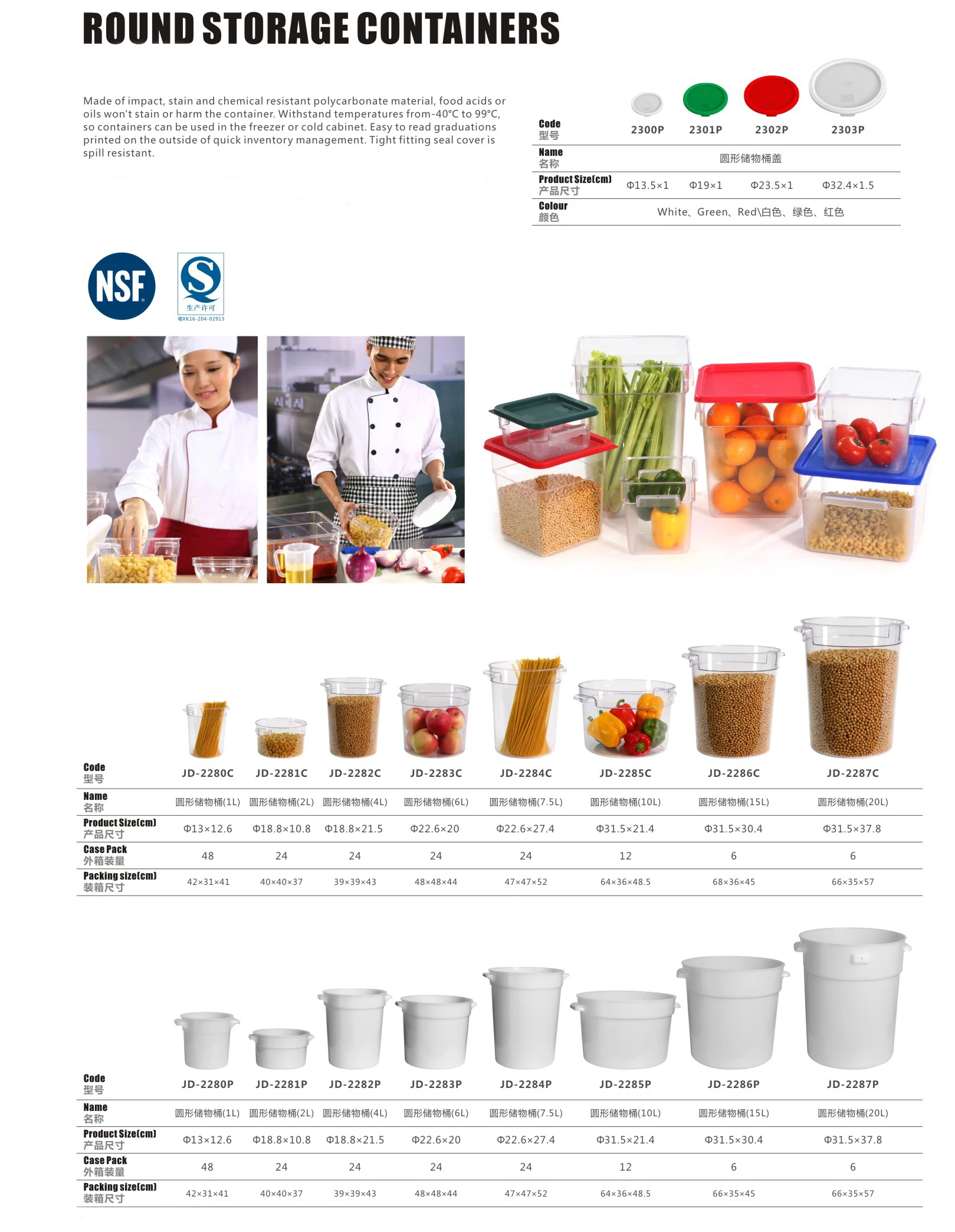 Wholesale Hotel Round Plastic Storage Containers - Eco-friendly