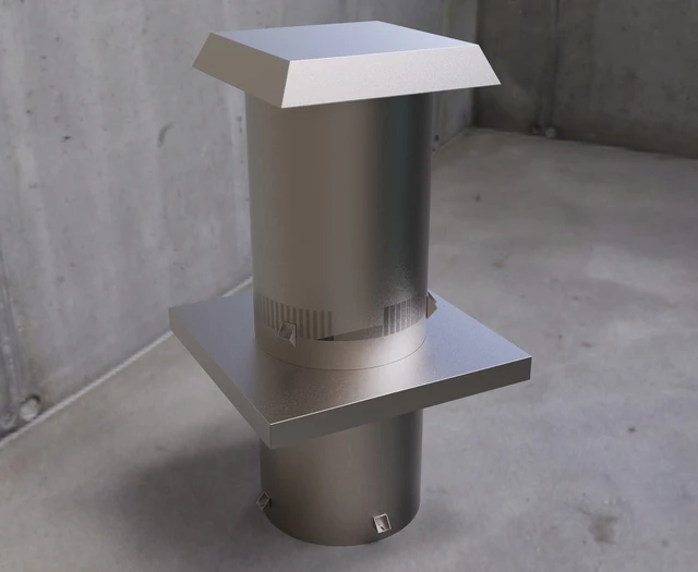 Stainless Steel Garbage Chute System for Efficient Trash Disposal