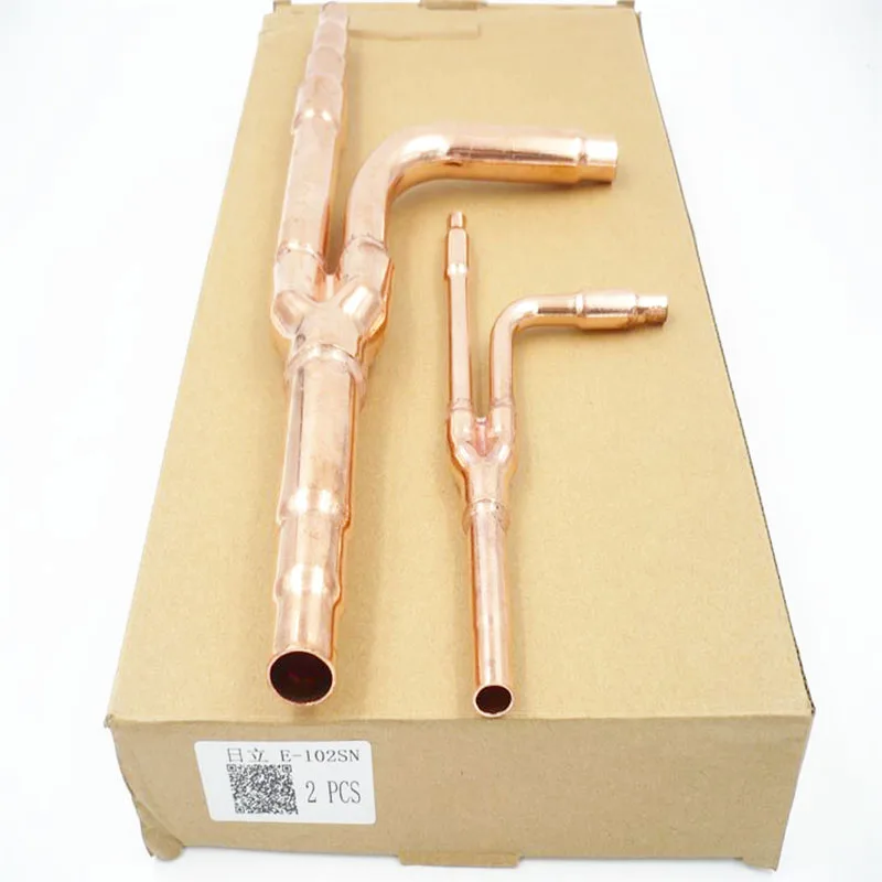 Tubo de rama de cobre Hitachi para aire acondicionado VRV, E52SN 102SN ...