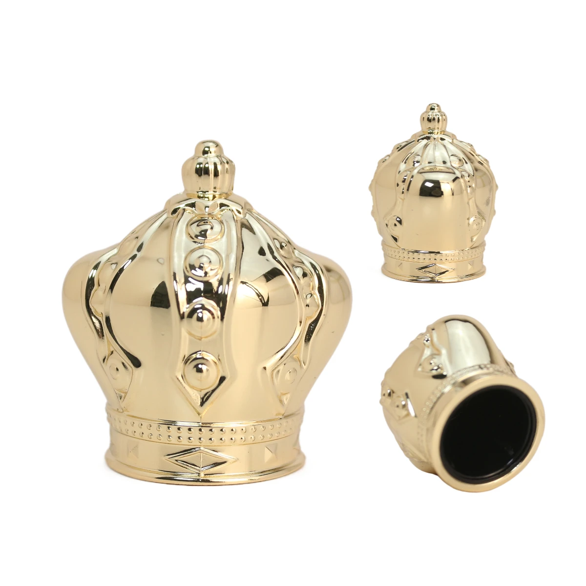 Luxury Perfume Bottle Lid Crown 15mm Metal Perfume Cap