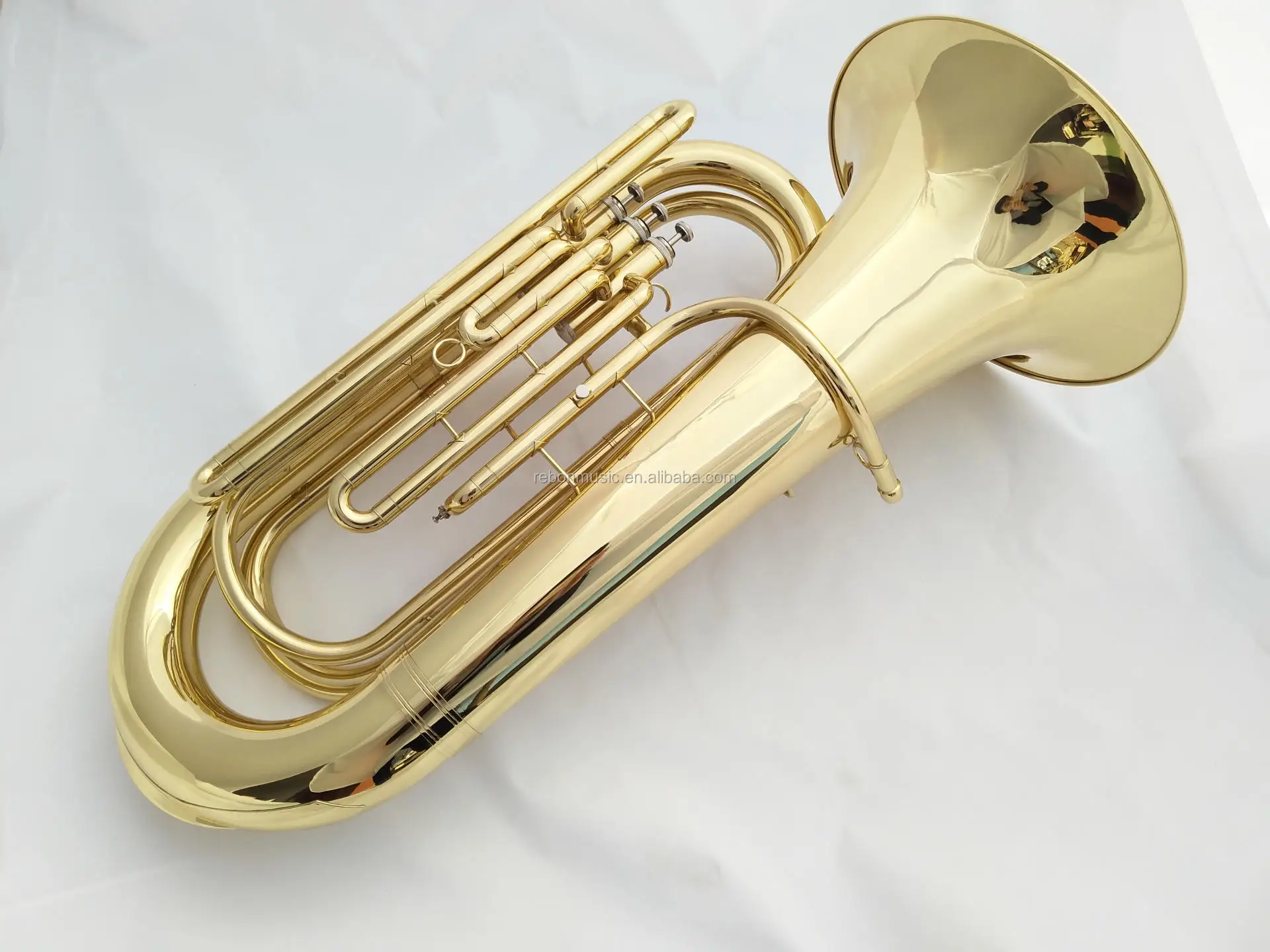 Weifang Rebon BB Tuba - Quality Yellow Brass Wind Instrument for Sale ...