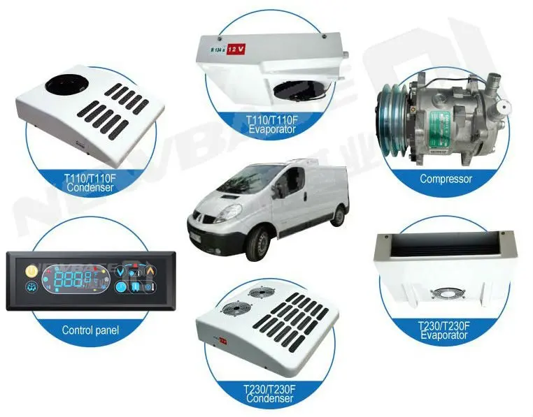 Cz20100112 Dc Power Freezer Refrigerated Truck Van Refrigeration Unit ...