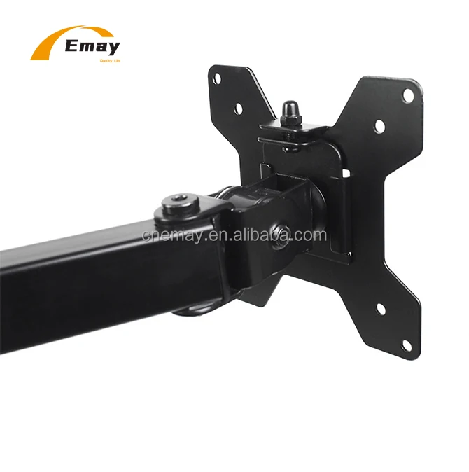 Free Standing Mechanical Steel Metal Dual Monitor Desk Mount Arm With ...
