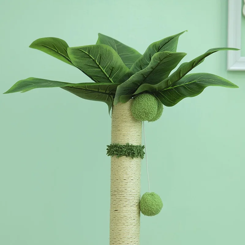 Indoor Cat Scratch Tree With Premium Sisal Rope Cute Coconut Tree ...