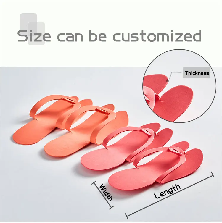 Spa Eva Cheap Disposable Foam Slipper Flip Flop Pedicure Thong Slippers ...