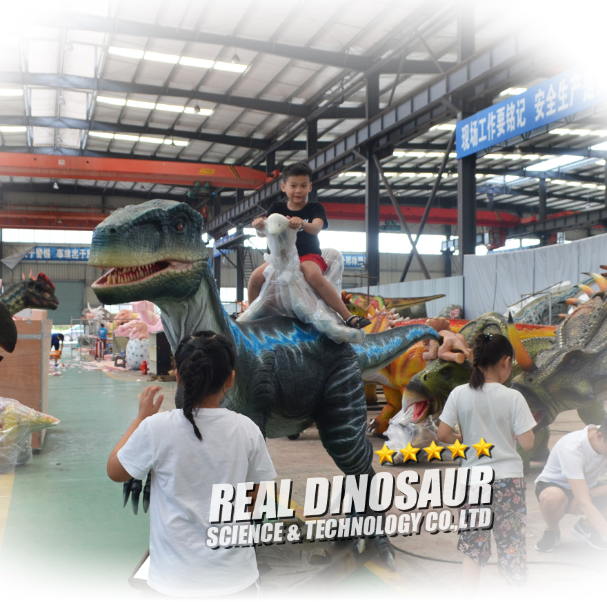 Kids Amusement Park Ride Mechanical Ride On Dinosaur - Buy Dinosaur ...