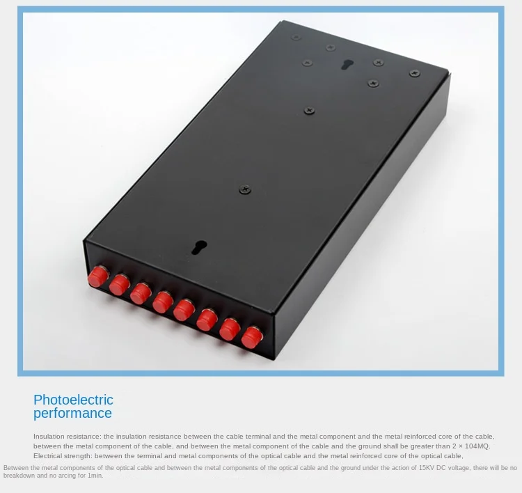 FC 8-Port FTTH Optical Fiber Terminal Box Full Load 8-Core Desktop Type ...