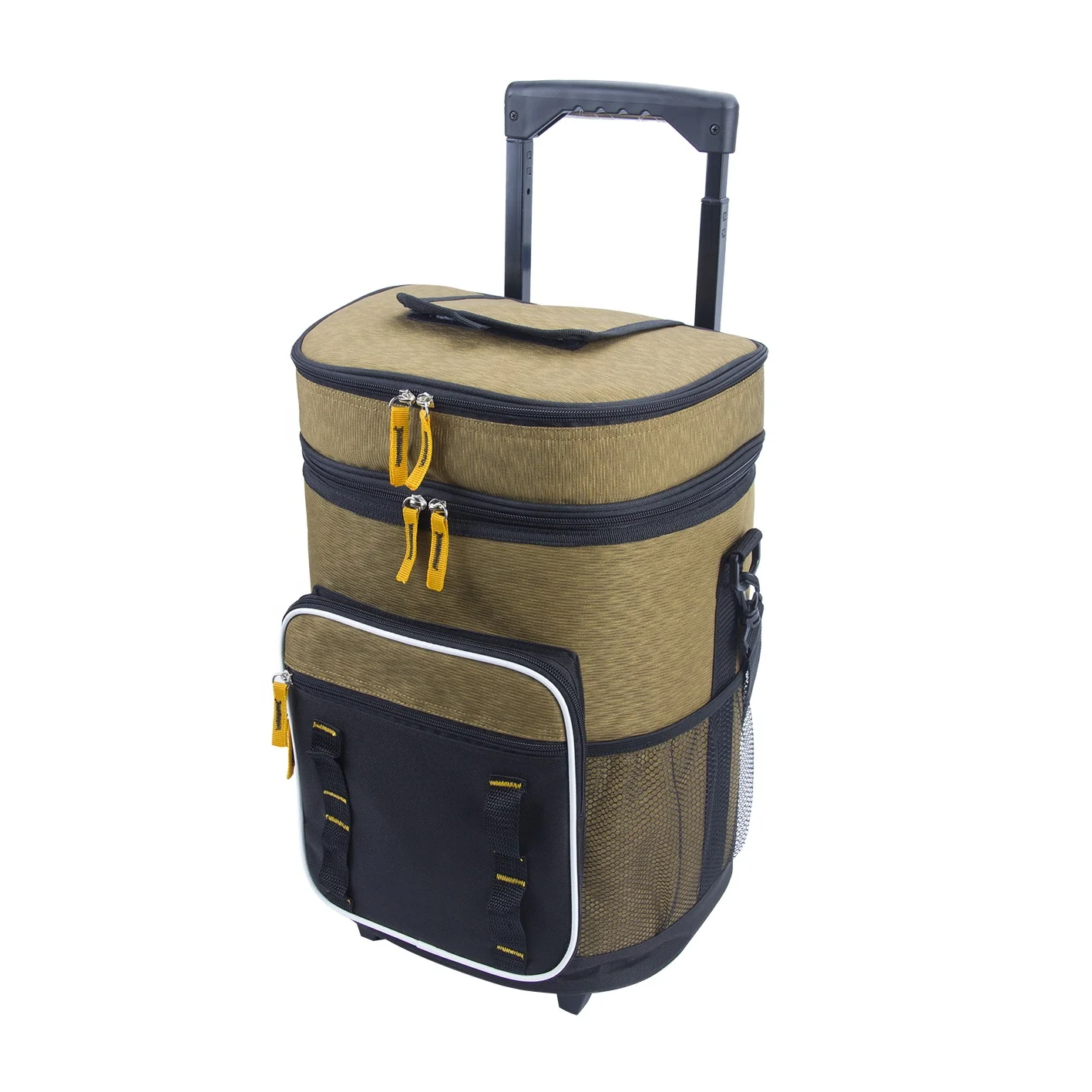 With Wheels Reusable Collapsible Insulated Leakproof Thermo Foldable ...