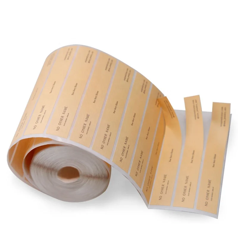 Custom Textured Paper Tea Labels Texture Print Self Adhesive Label ...