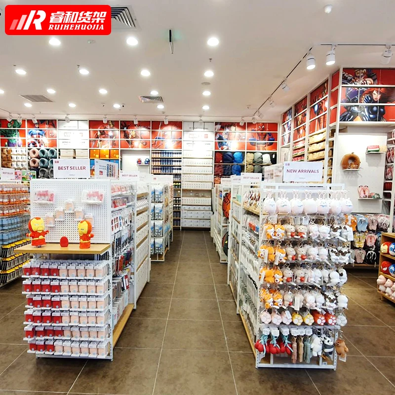 High Quality Miniso Daiso Shelf 1dollar Gifts Store Gondola Shelving ...