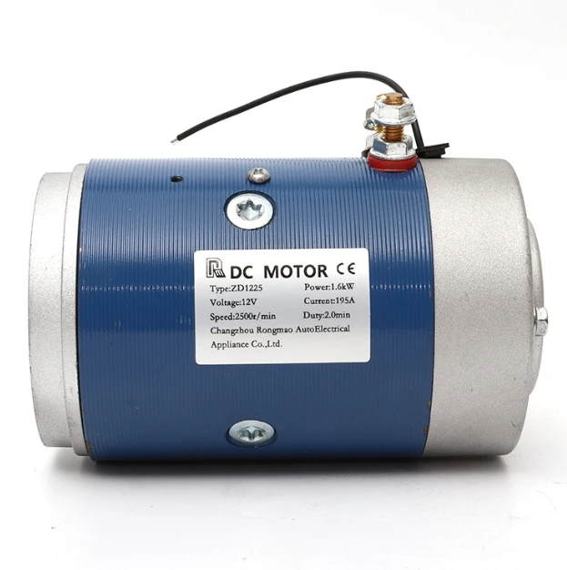 12V 1.5KW & 24V 2.0KW Copper Wire Movement Power Unit Motor