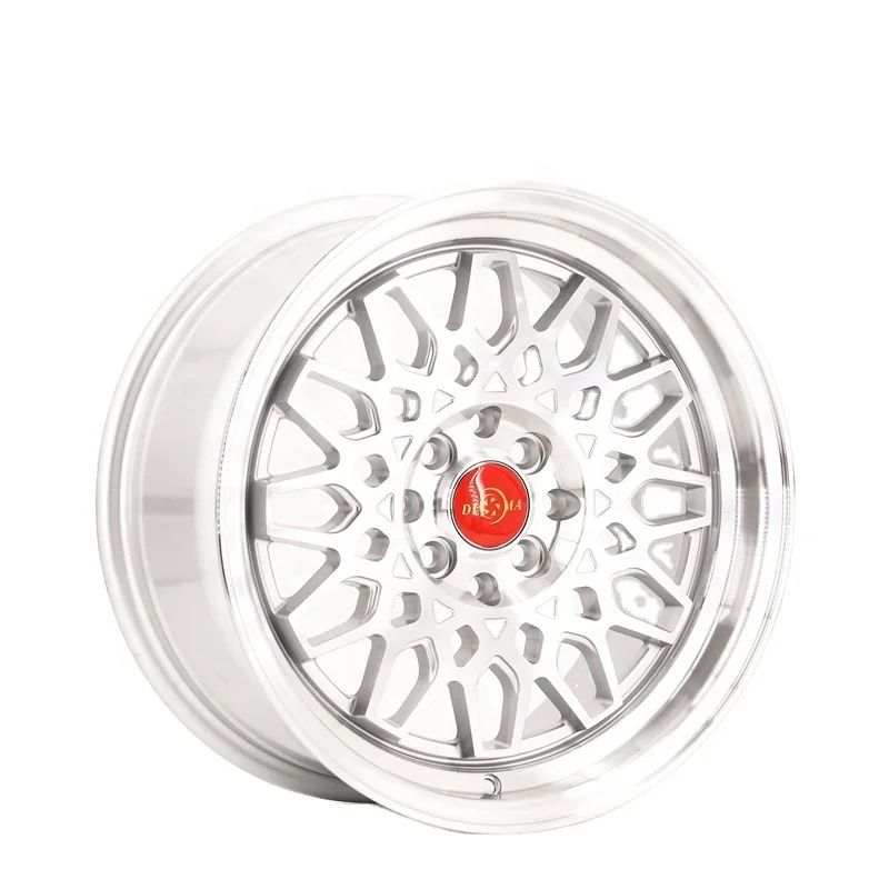 2020 Aftermarket Red Under Cutting 15 Inch Black Chrome Alloy Wheels ...