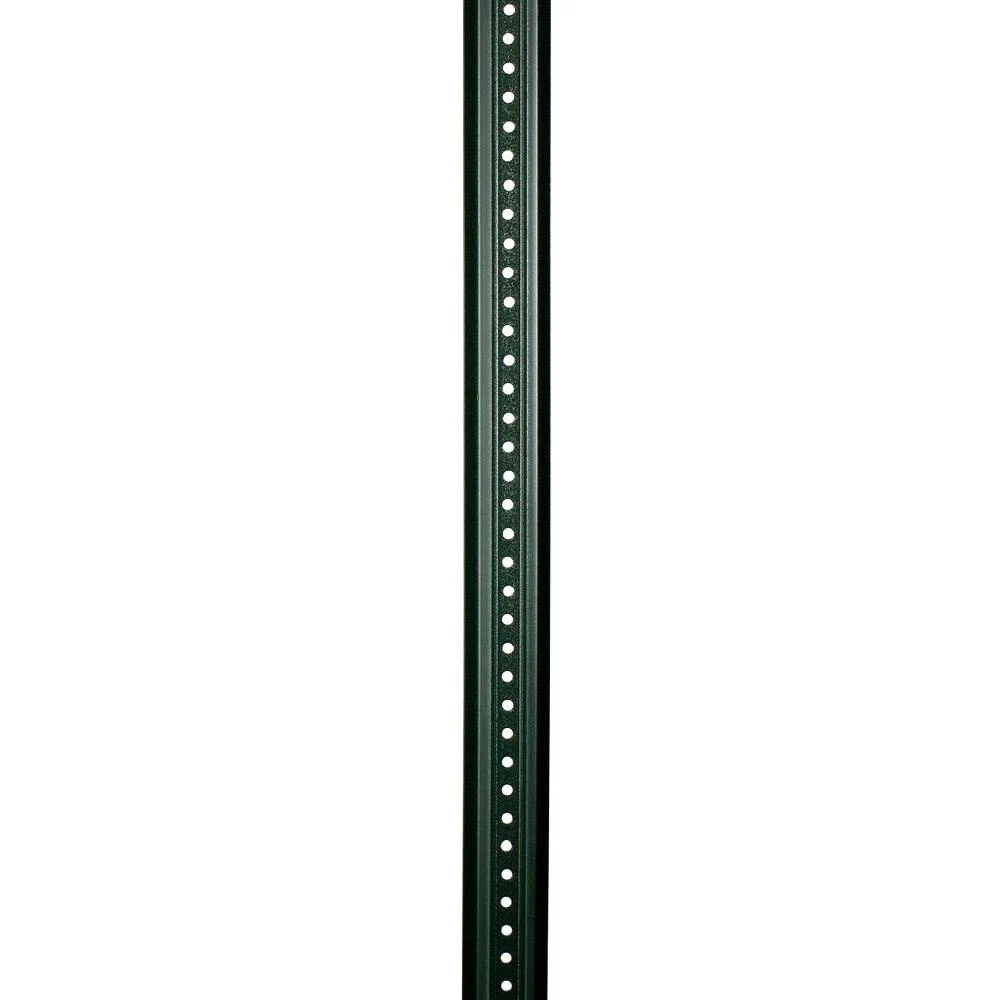 8-foot Galvanized Steel Square Signpost - Durable & Easy to Install