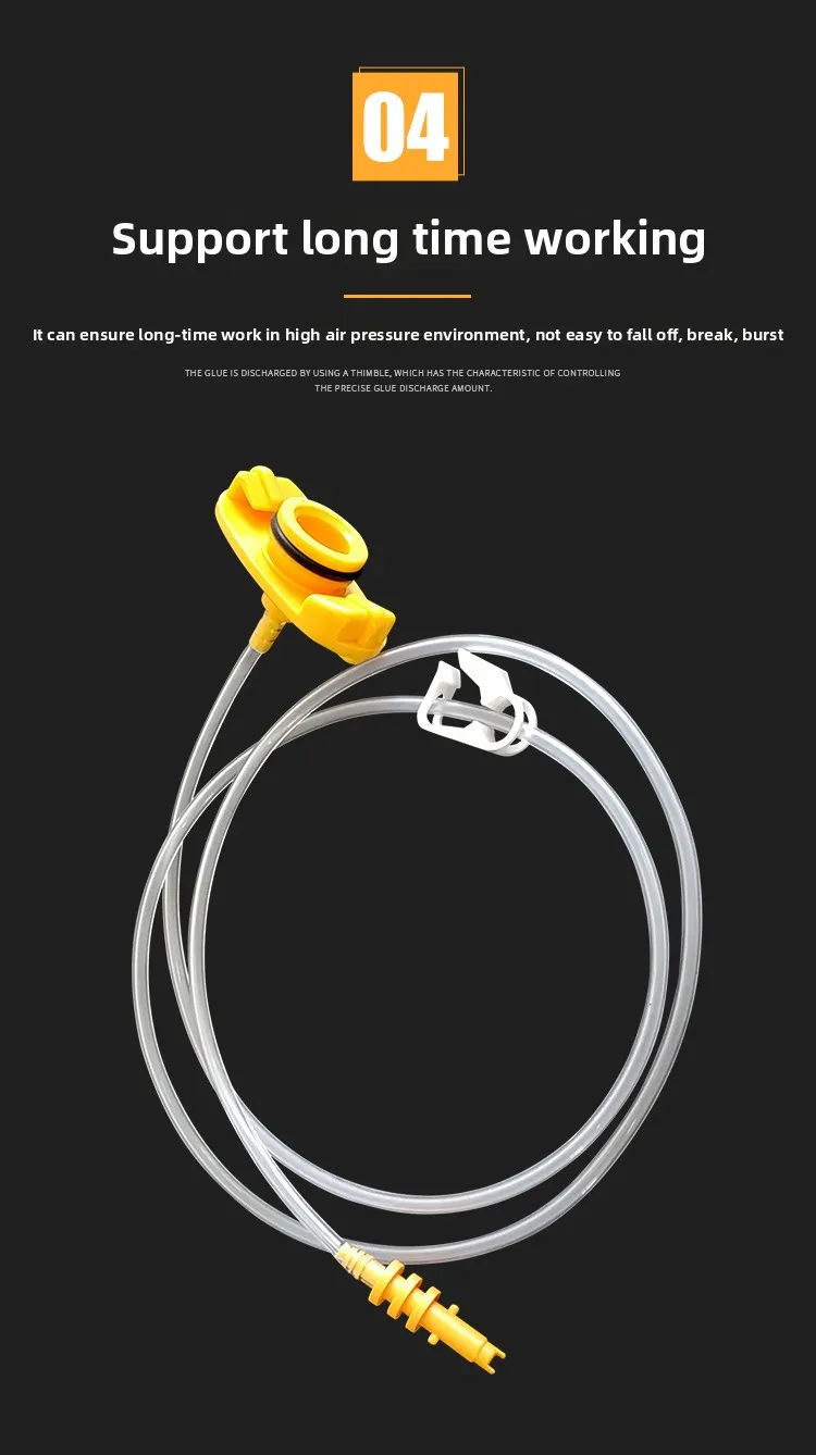 Customizable Extra Fine PP Pipe Clamp Adapter Syringe Glue Amount ...