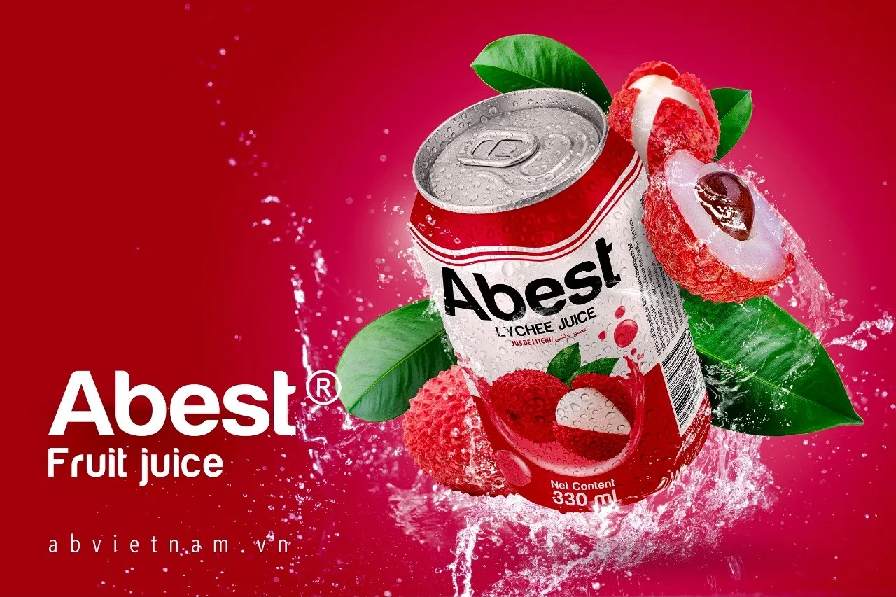 Abest Lychee Juice Canned Fruit Juice 330ml Beverage Manufacturer High ...