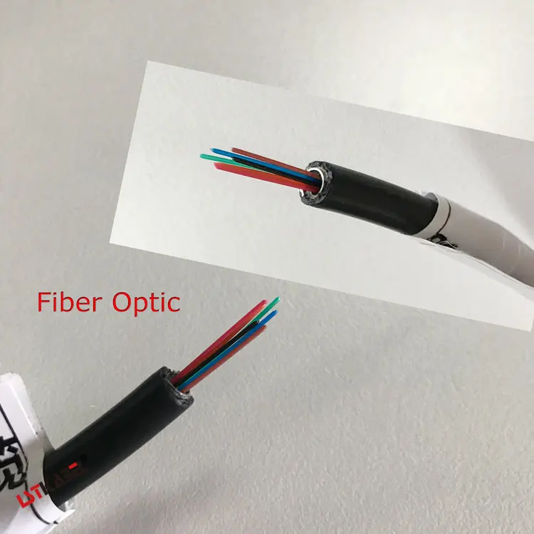 Multi mode micro fiber optic cable armoured fiber optic cable (50/125um ...