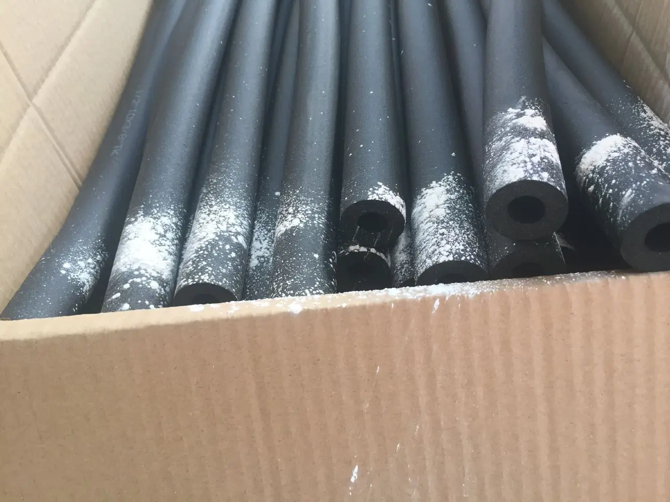 Hvac Rubber Foam Tube Insulation Tube 6' Pipe Insulation Foam Tube For ...