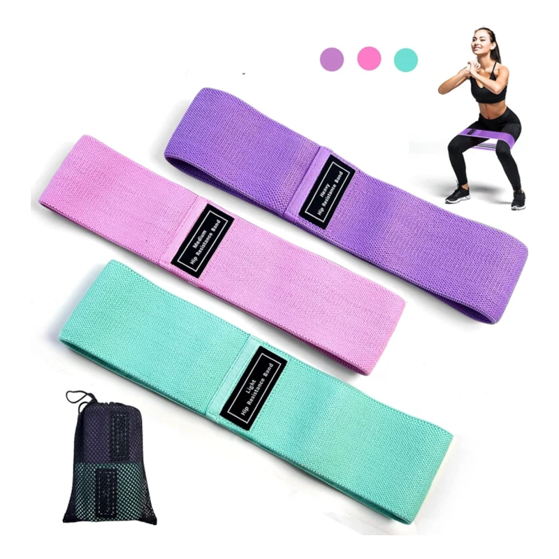 Fitness Resistance Bands, Non-slip Elastic Tension Ropes for Legs and ...