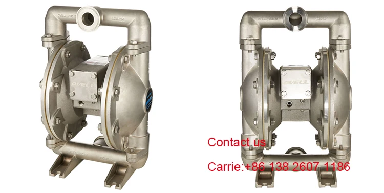 A10SATTS Duplex Stainless Steel Diaphragm Pump for High Viscous Liquid