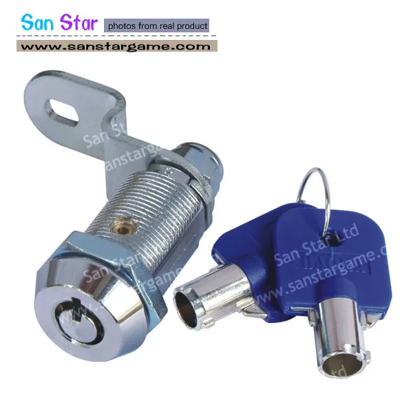 Arcade 10 Keys Round Lock Cabinet Cam Lock for Arcade Game Cabinet