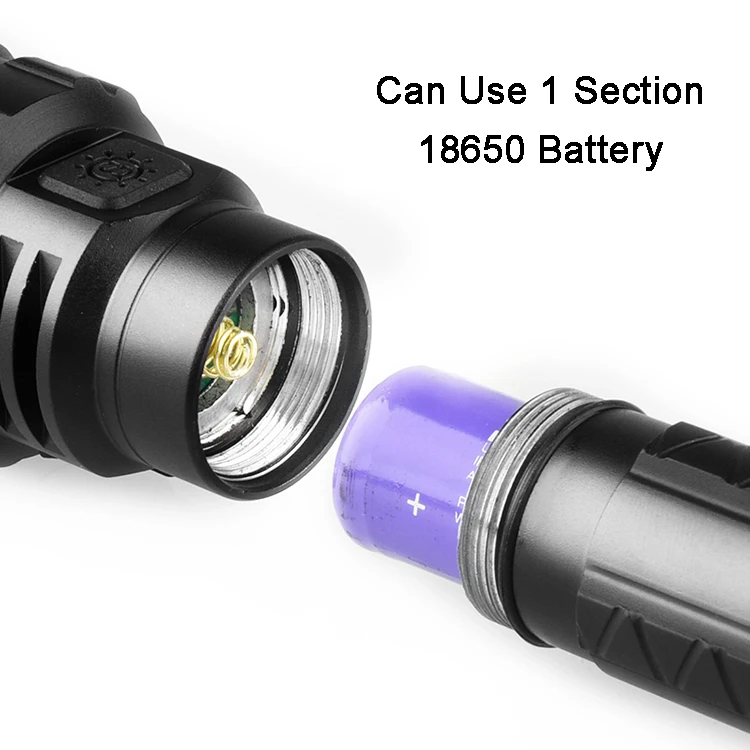 Tactical Green Light Waterproof Led Flashlight Powerful Super Bright Hunting Gun Led Usb ...