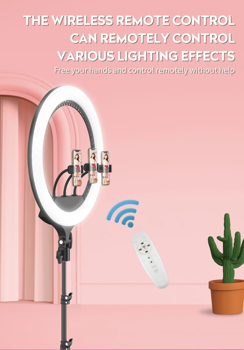 21- Inch Led Ring Light For Makeup Youtube Video Blogger Salon Video ...