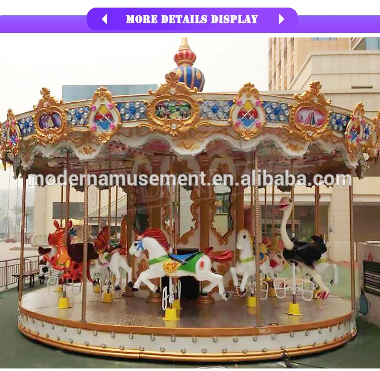 Attractive Design Amusement Park Equipment Luxury Carousel 16/24/36 ...