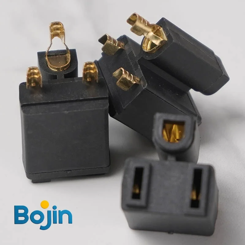USA NEMA American Plug Insert 3-Pin Female Copper Brass Conductor Plug ...