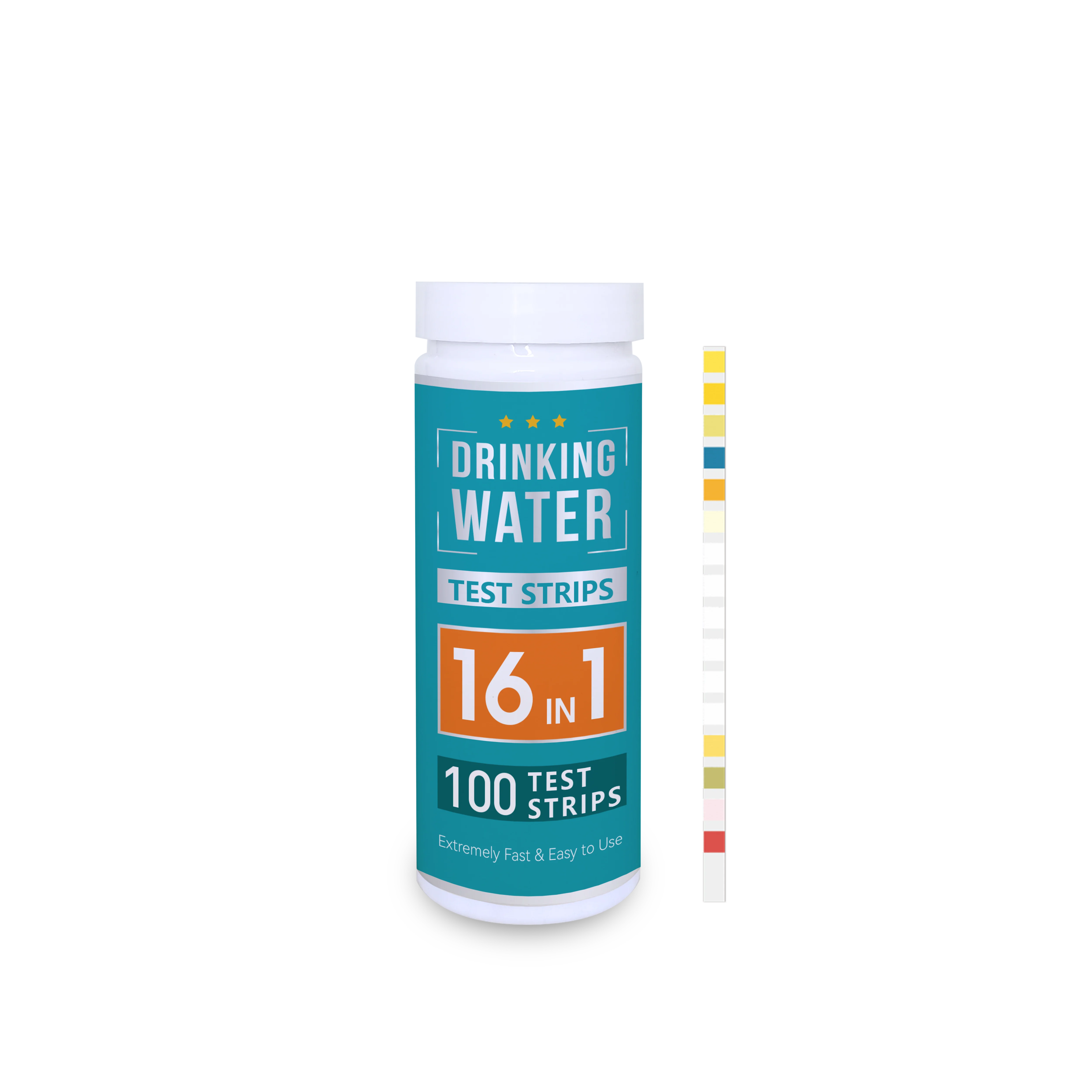 16 In 1 Drinking Water Test Strip 100 Pcs Kit For Water Quality Testing ...