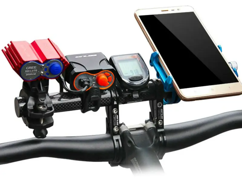 Aluminum Alloy Clamp Mtb Bike Handlebar Extender Cycling Mount Bracket ...