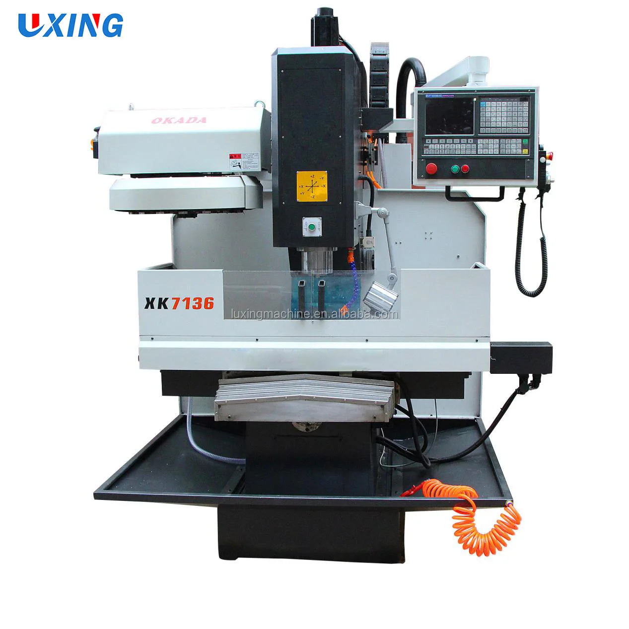 Luxing Simple Cover Rectangle Rail Machinery CNC Milling XK7136