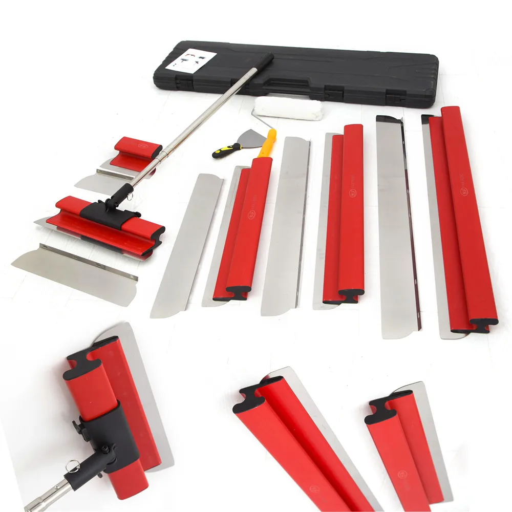 5 Sizes of Large PVC Putty Scraper Sets - Durable & Versatile