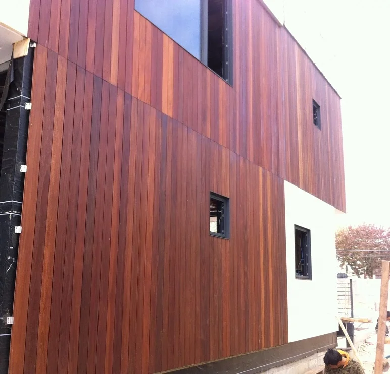 Vertical Installation Cumaru Wood Cladding - Durable & Stylish