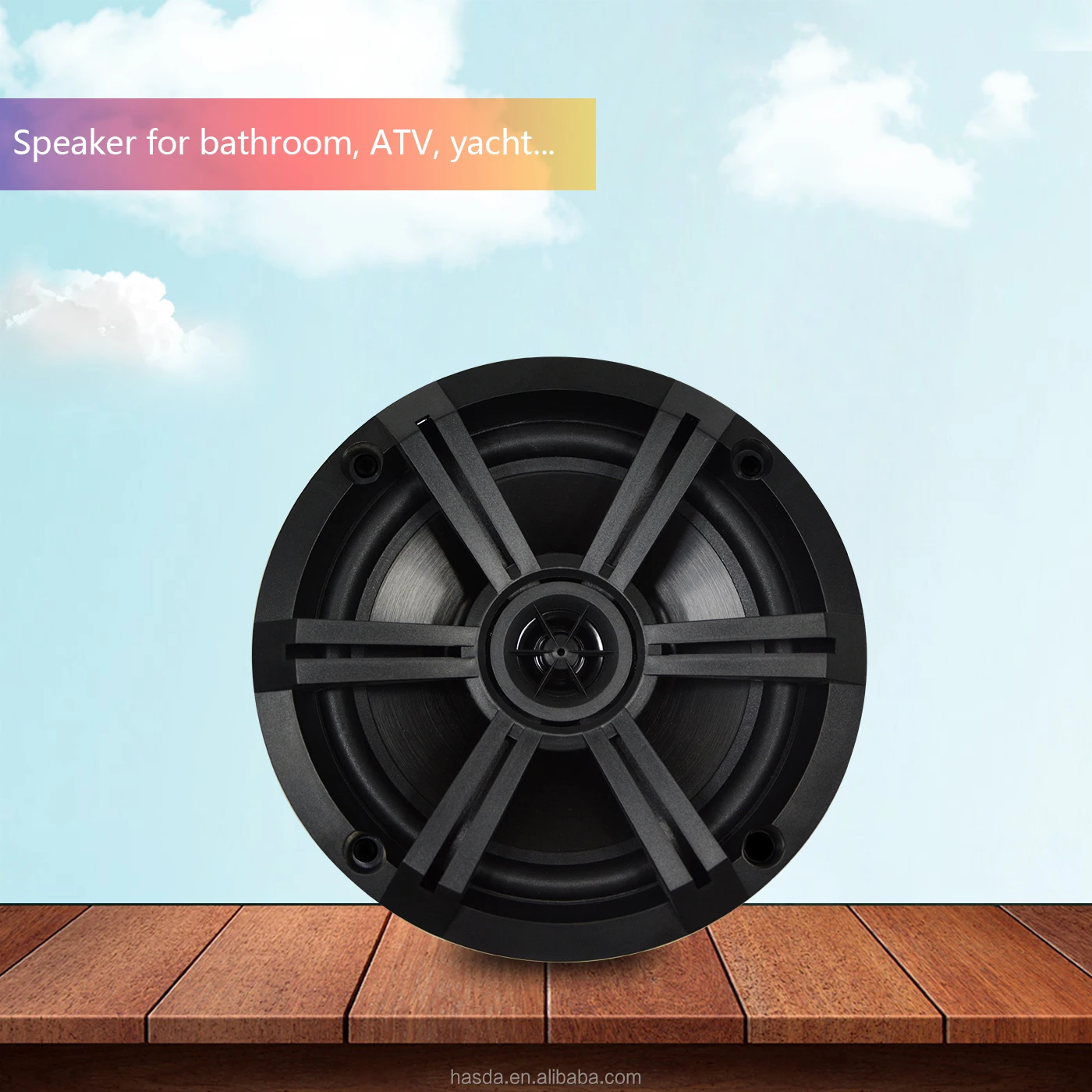Hasda Marine Stereo Speakers Package - Waterproof Sound