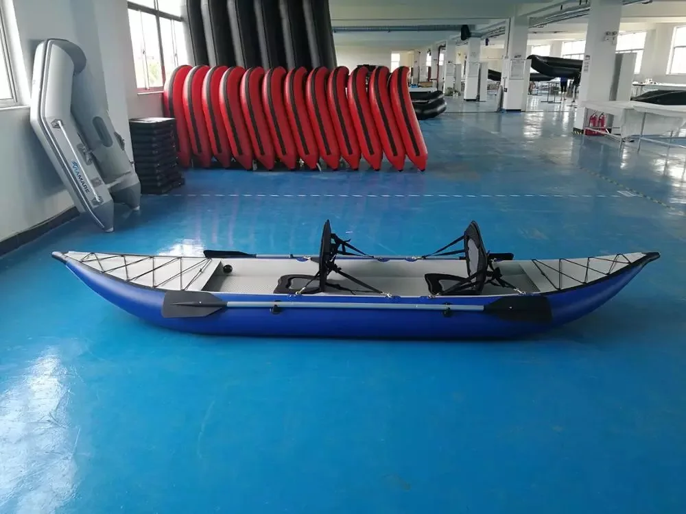 PVC Pontoon Kayak Inflatable PVC Kayak Fishing Boat| Alibaba.com