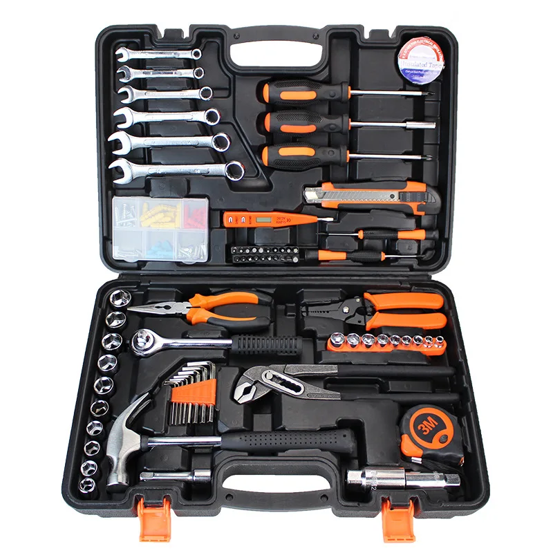 Hardware Tools Set - Hammers, Pliers, Spanners, & More