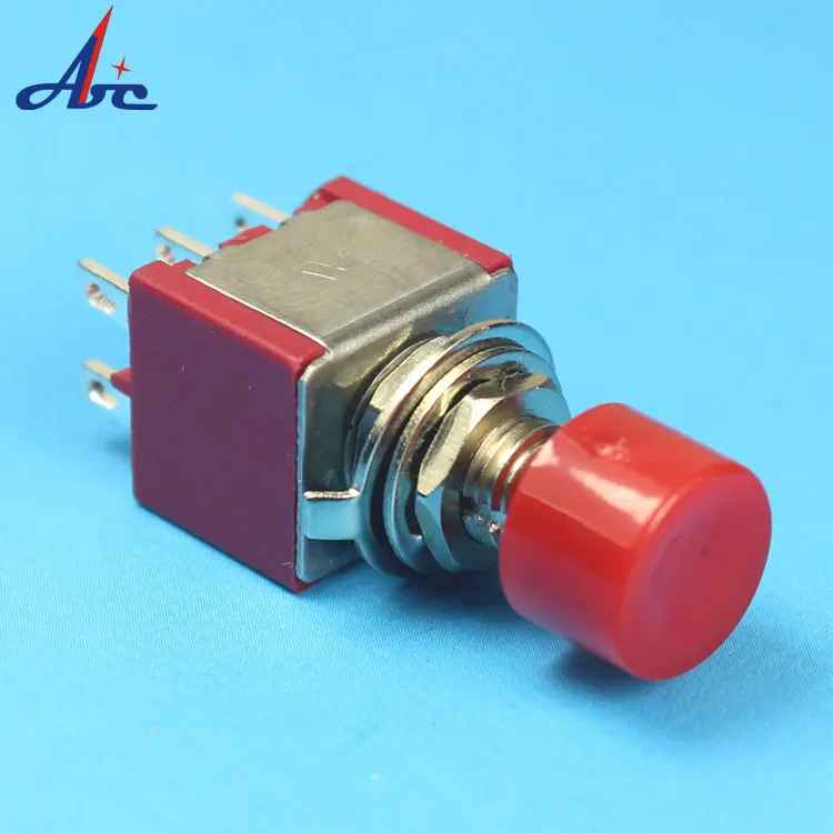 Mini 6mm Spring Loaded DPDT ON-(ON) 6 Pin Switch - ABILKEEN