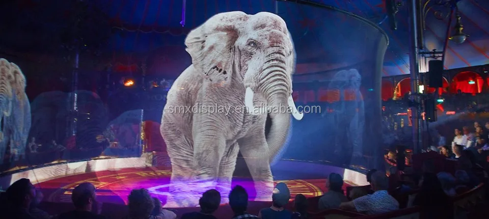 Holographic Projection Screen - 3D Floating Display Mesh