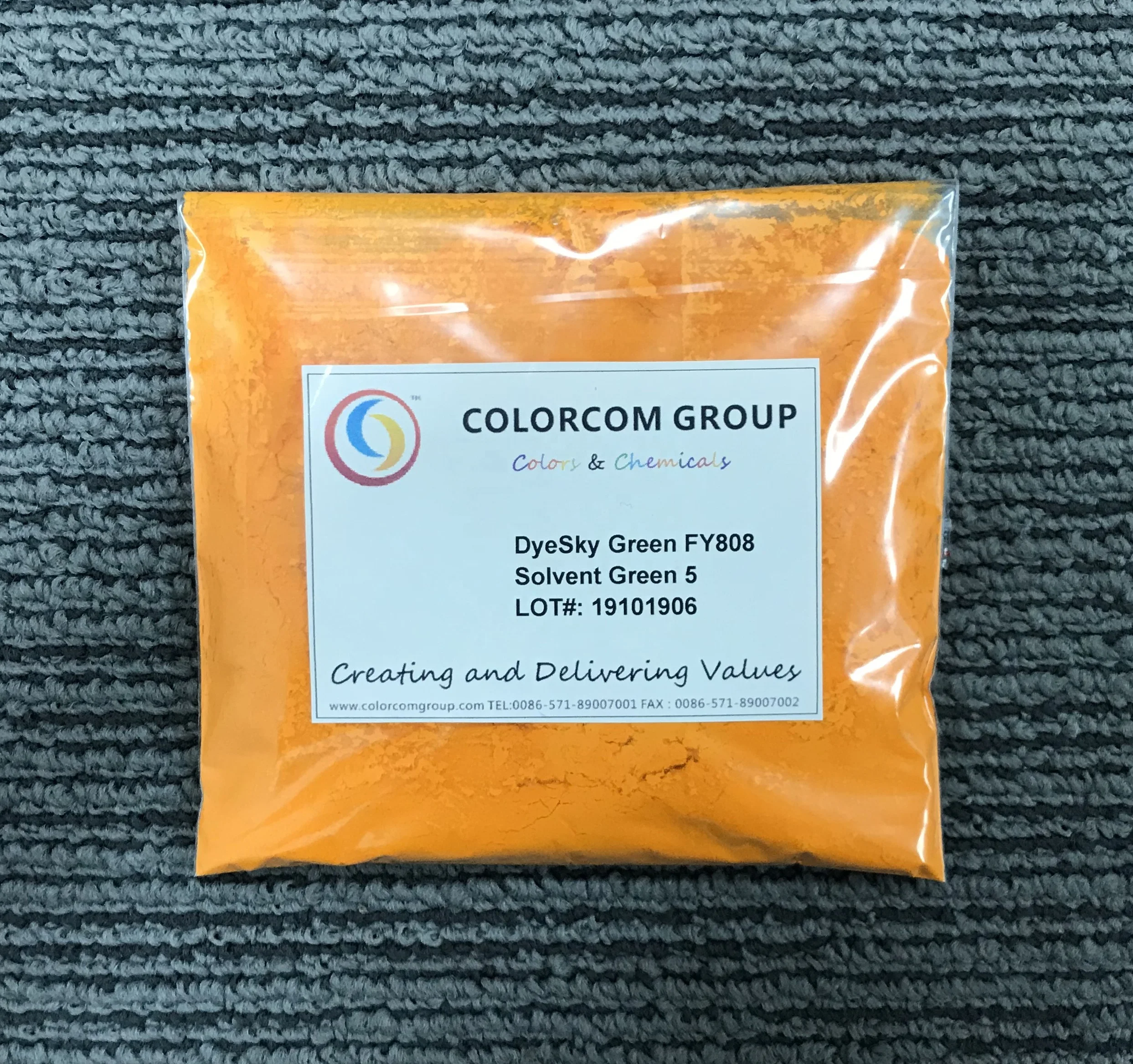 Solvent Green 5 Colorcom Fluorescent Yellow 8G - Versatile Dye