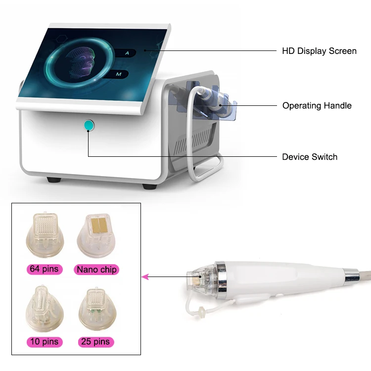 Micro Needle Fractional Rf Beauty Equipment Microneedling Machine With ...
