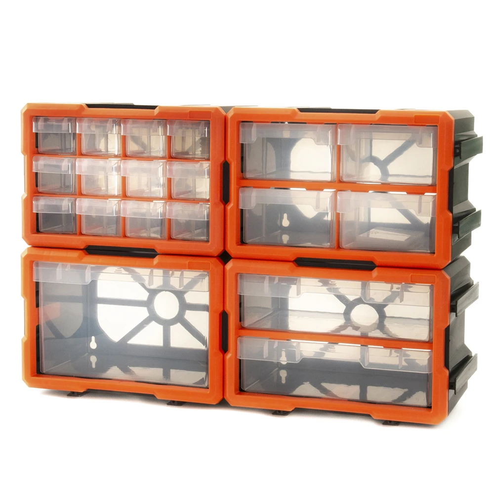 Small Plastic Tool Box Hardware Craft Storage Cabinet Drawer Box ...