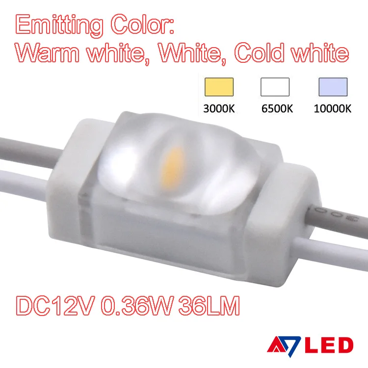 Micro Led Lighting - 0.36W 36LM 12V Waterproof IP67 Module