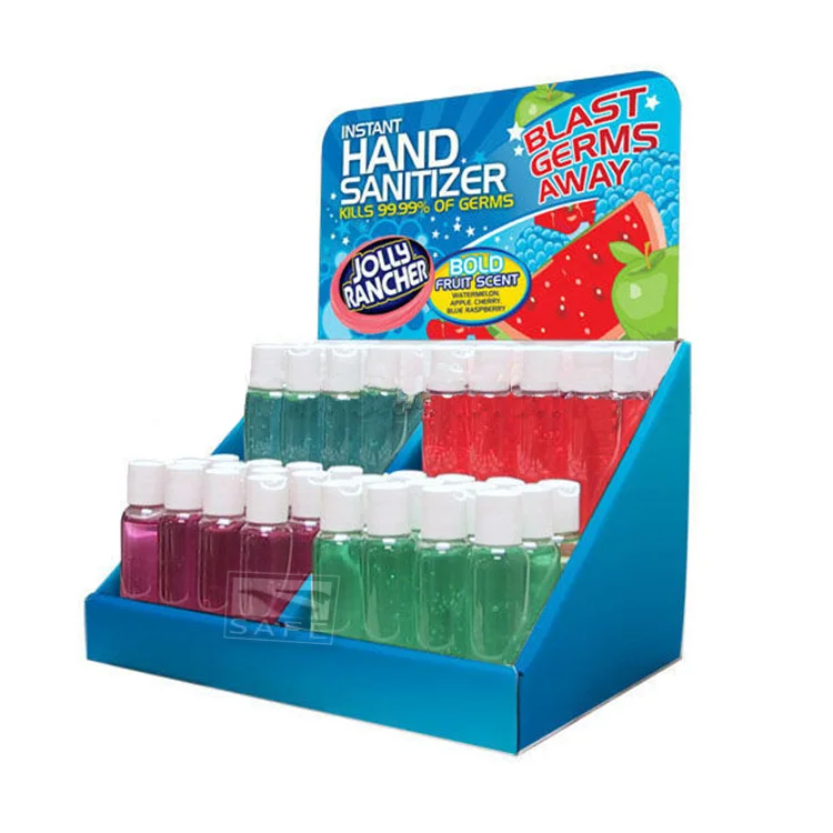 Custom Sachet Pdq Merchandising Cardboard Retail Counter Display Box ...