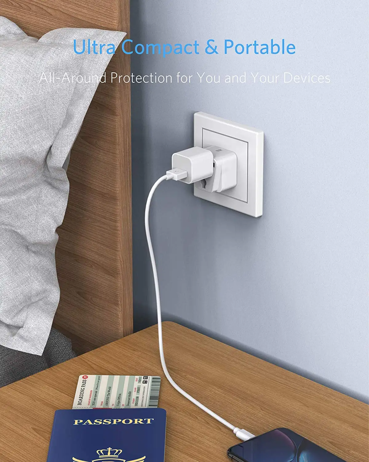 UK Travel Plug Adapter Set 250V 13A Grounded Type G Universal Power ...