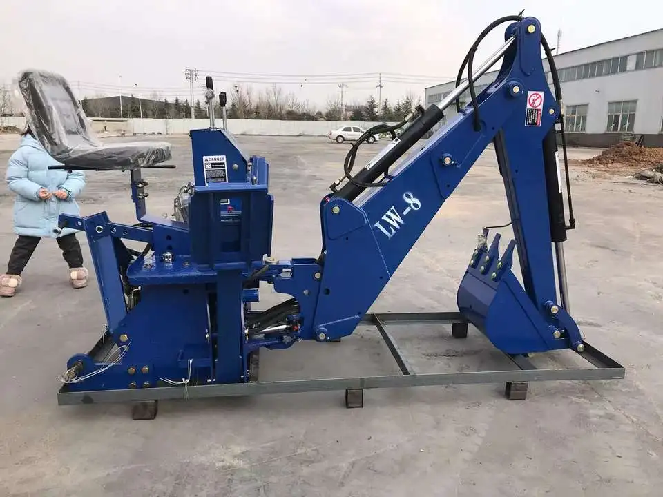 Green Machines Towable Backhoe Loader - Compact & Durable